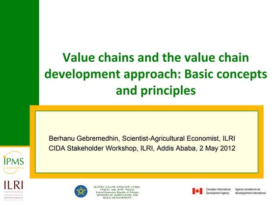 Agricultural value chain analysis | PPT