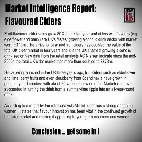 Cider intelligence | PDF