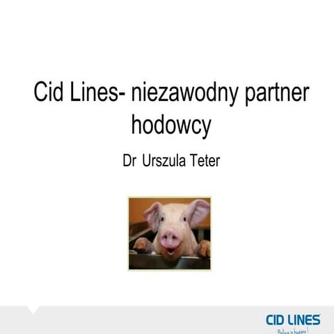 Cid Lines- niezawodny partner hodowcy | PPT