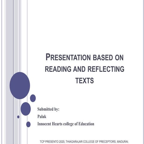 READING AND REFLECTING TEXTS | PPTX