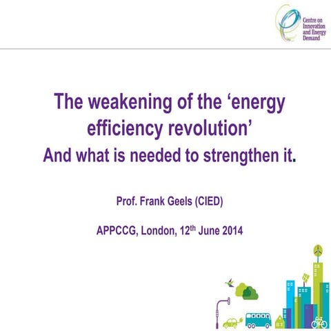 Cied launch event 12 june frank geels | PPT