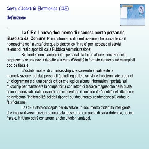 Cie e Crs | PPT