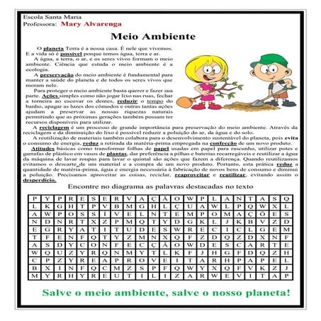 Cienc- O Meio Ambiente | PDF