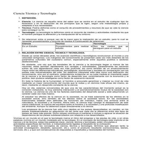Ciencia vs tecnologia | PPTX
