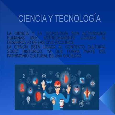 CIENCIA Y TECNOLOGÍA PARA LA VIDA COTIDIANA | PPTX