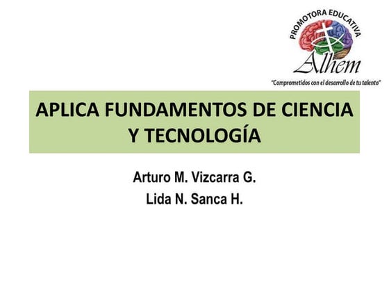 Enfoque Área: Ciencia, Tecnología y Ambiente | PPT