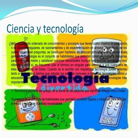 Ciencia y tecnologia | PPTX