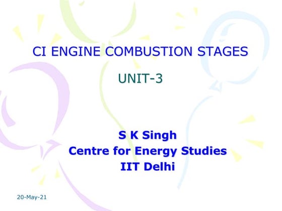 Combustion chambers in si engines | PPT