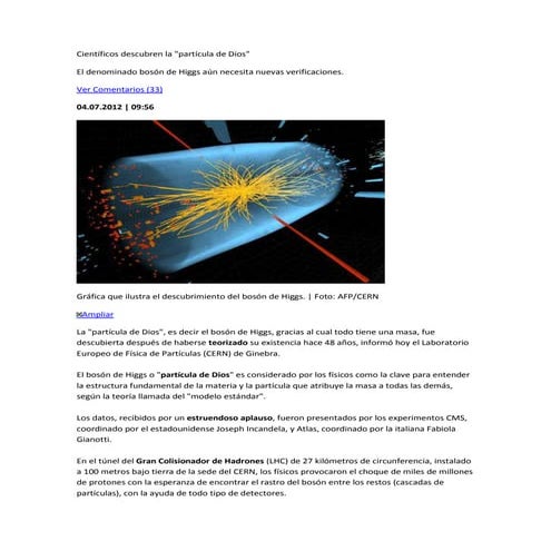 La particula de dios | PDF