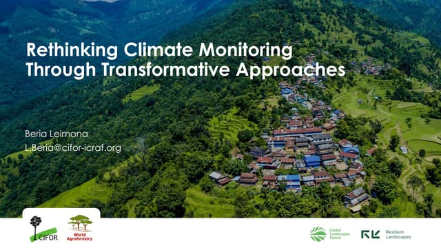 Climate | CIFOR-ICRAF