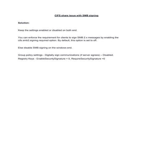 SMB signing | PDF