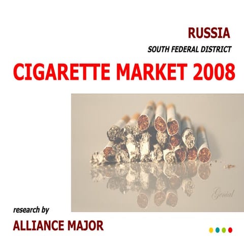 Russian Cigarette Market Research | PPT