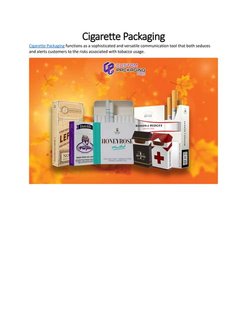 Custom Printed Cigar Boxes / Cigar Boxes | PDF