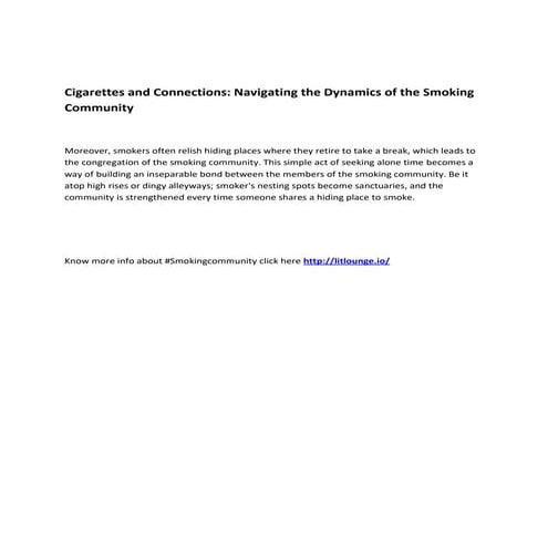 Cigarettes and Connections.docx