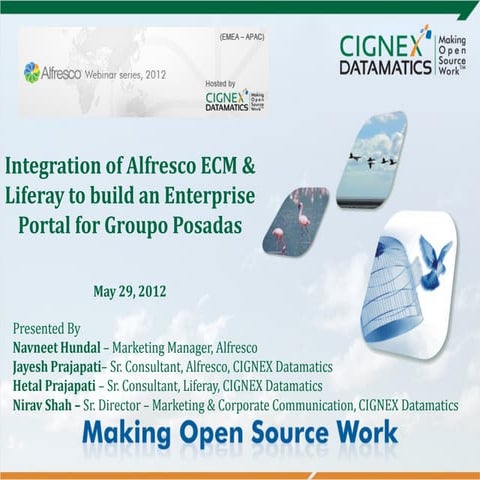 Partner Solution: CIGNEX DATAMATICS - Integration of Alfresco ECM ...
