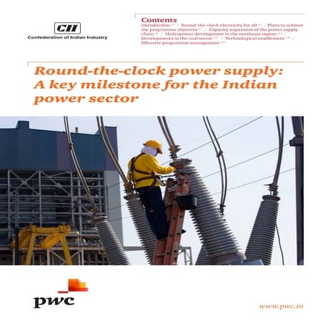 CII-PWC report: Round the Clock Power Supply | PDF | Gas and Electric ...