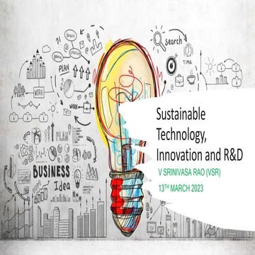 Sustainable Technology, Innovation and R&D | PPTX