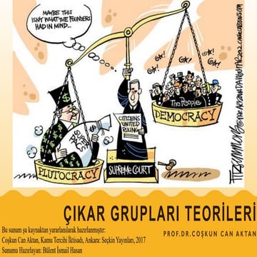 ÇIKAR GRUPLARI TEORİLERİ | PDF