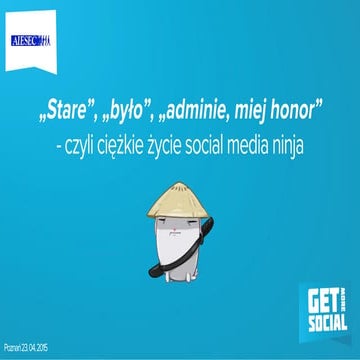 Ciężkie życie social media ninja | PDF