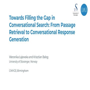 Towards Filling the Gap in Conversational Search: From Passage Retrieval to Conversational ...