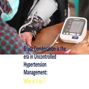 Uncontrolled Hypertension in hypertension management | PPTX