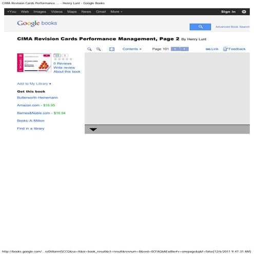 Cima revision cards performance ... henry lunt - google books | PDF