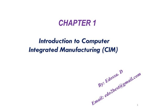 Uses of Computers in Manufacturing and production sector | PPT