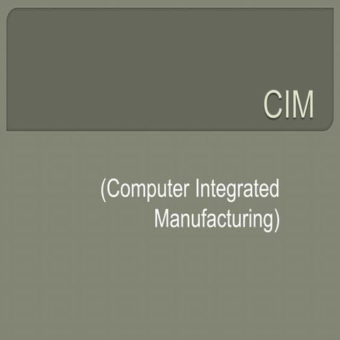 CIM | PPT