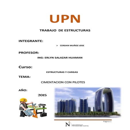 Cimentacion de pilotes_jose | PDF