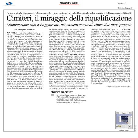 Cimiteri senza riqualificazione | PDF