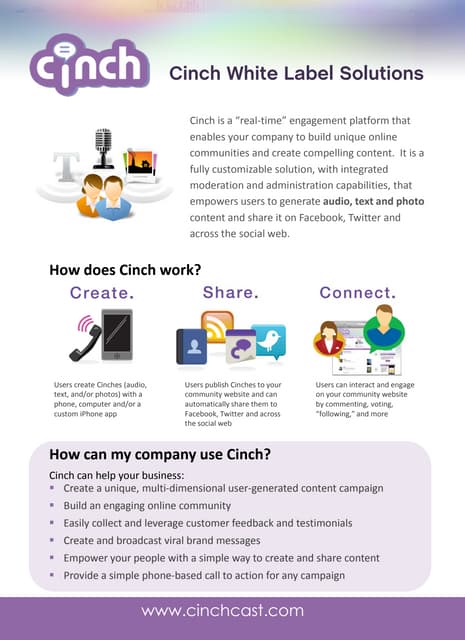 GENCom Unified Communications datasheet | PDF
