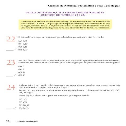 Ci ncias da natureza, matem tica e suas tecnologias | PDF