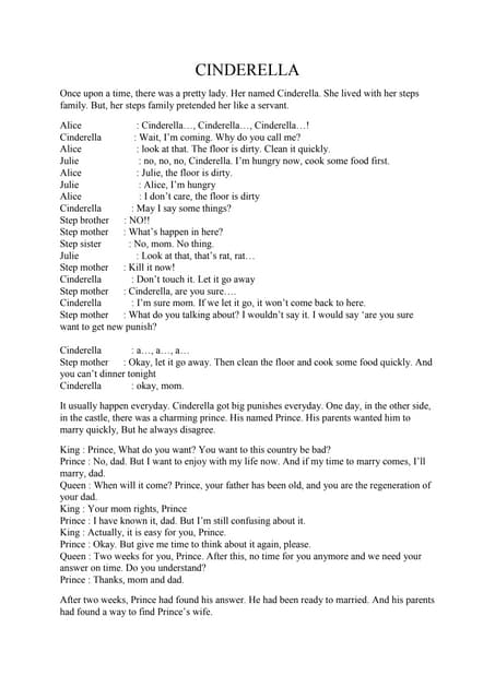 Script of English Musical Drama, Beauty and The Beast | PDF