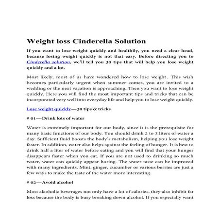 Cinderella solution | PDF
