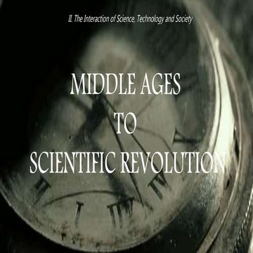 Middle Ages to Scientific Revolution | PPTX