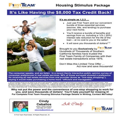 HOME BUYER STIMULUS PROGRAM | PDF