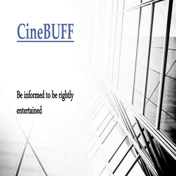 Cine buff | PPT