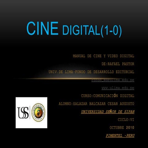 El cine digital (1) | PDF