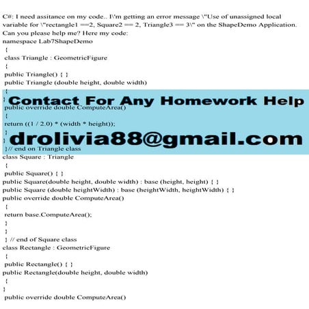 C# I need assitance on my code.. Im getting an error message Us.pdf