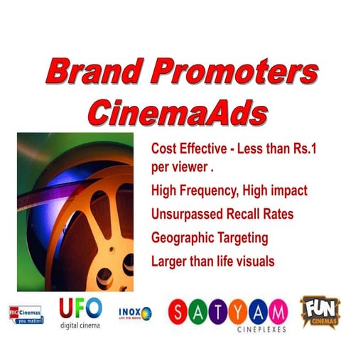 Cinema Advertising in India | PPT