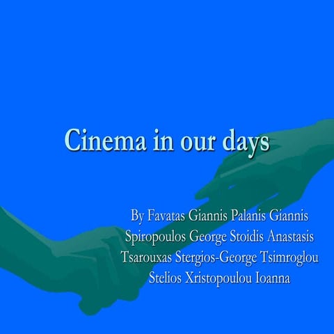 Cinema in our days | PPTX | Computer Animation | Computer Software and ...