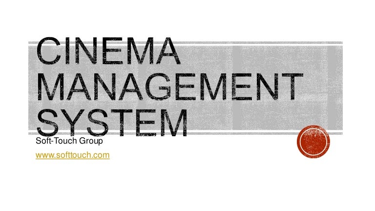 Cinema management system