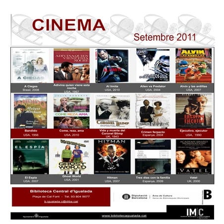 Cinema setembre 2011 | PDF