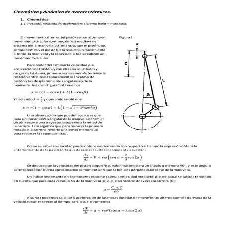 Cinematica Y Dinamica