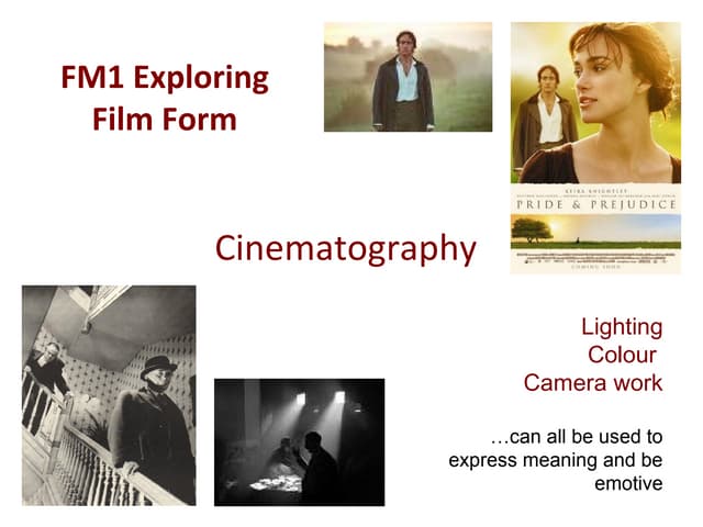 5 elements of mise en scene | PDF