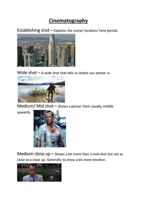 Cinematography | PDF