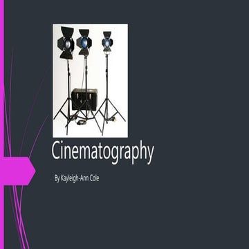 Cinematography | PPTX