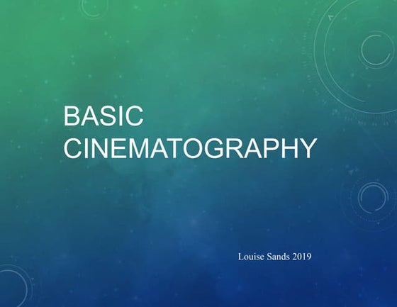 Camera angles and shots | PPT
