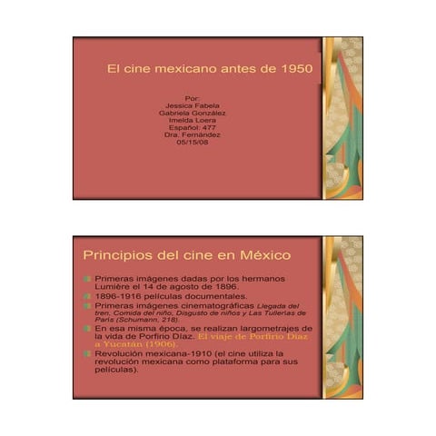 003 La éPoca De Oro Del Cine Mexicano | PPT