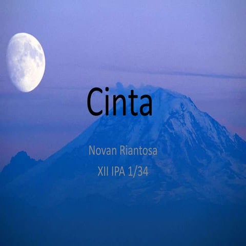 Cinta | PPT